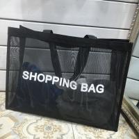 China Mesh Shopping Bag Summer Large Capacity Environmental Beach Bag Gym Yoga Shoulder Tote Bag for sale