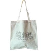 China Custom Design Eco-friendly Plain Canvas Tote Shopping Bag with Recycled Material for sale
