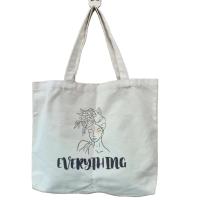 China Custom Print Personalized Cotton Tote Bag for Daily School Life and Eco-Friendly for sale