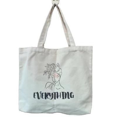 China Custom Print Personalized Cotton Tote Bag for Daily School Life and Eco-Friendly for sale