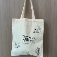 China Custom Print Personalized Cotton Tote Bag for Daily School Life and Eco-Friendly for sale