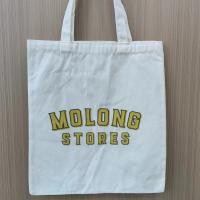 China Customized Color Reusable Eco Friendly Polyester Cotton Canvas Grocery Shopping Tote Bag for sale