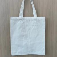 China Customized Color Reusable Eco Friendly Polyester Cotton Canvas Grocery Shopping Tote Bag for sale