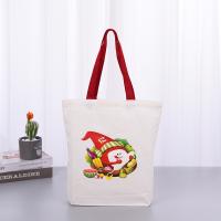 China Cute Cat Pattern Reusable Canvas Tote Bag for Eco Friendly Shopping and Travel Needs for sale