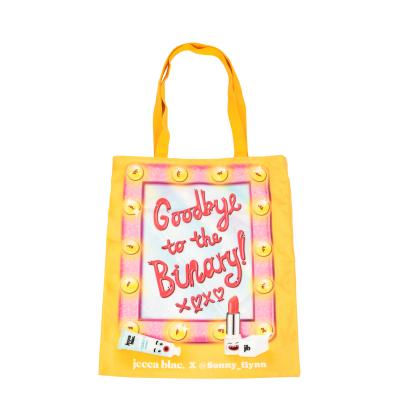China Large Reusable Eco Friendly Cotton Canvas Bag Customized Logo for Shopping Needs for sale