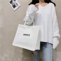China Custom Eco Shopping Bag Canvas Messenger Bag Cotton Tote Gifts Bag with Big Capacity for sale