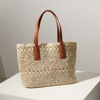 China Number of Handles/Straps Two 2023 Style Straw Bag Woven Bag for Wild Beach Travel for sale