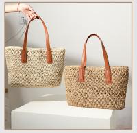 China Number of Handles/Straps Two 2023 Style Straw Bag Woven Bag for Wild Beach Travel for sale