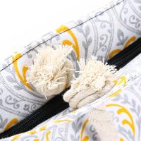 China Medium Size Custom Striped Cotton Tote Bags with Canvas Rope Handle Perfect Gift for sale