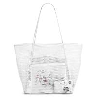 China Custom Large Personalized Beach Mesh Tote Bag Handled Style for a Fun Day at the Beach for sale