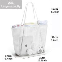 China Custom Large Personalized Beach Mesh Tote Bag Handled Style for a Fun Day at the Beach for sale