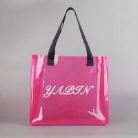 China Custom Colorful Transparent Pvc Tote Bag with Eco-friendly Silk Screen Logo Printing for sale