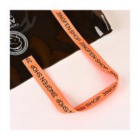 China Eco-friendly Custom Logo Clear Transparent Waterproof PVC Tote Bag with Zipper and Pocket for sale
