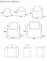 China PVC Shopping Tote Bag for Medium Size in Customized Color and Customized Design for sale