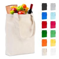 China Eco-Friendly Customized Color Canvas Tote Bag with Custom Logo Reusable and Practical for sale