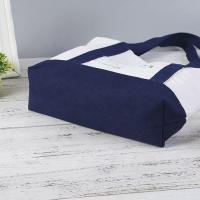 China Custom Large Cotton Canvas Shopping Bag with Zipper Closure for sale