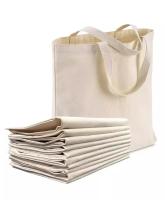 China Silk Screen Printed Eco Canvas Bag Ladies Shopping Tote With Pockets and Letter Pattern for sale