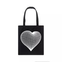 China Custom Logo Korean Female Student Large-capacity Simple Shoulder Tote Cotton Canvas Bag for sale