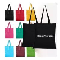 China Accepable OEM/ODM Customised Letter Pattern Canvas Fabric Tote Bag for Grocery Shopping for sale