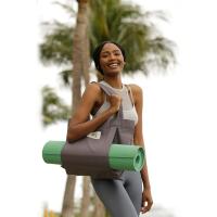 China Customized Color Eco Friendly Cotton Canvas Yoga Mat Bag for Eco Conscious Yogis for sale