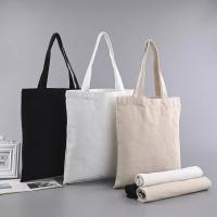 China Medium Size Reusable Cotton Canvas Shopping Bag Customized and Custom for Shopping for sale