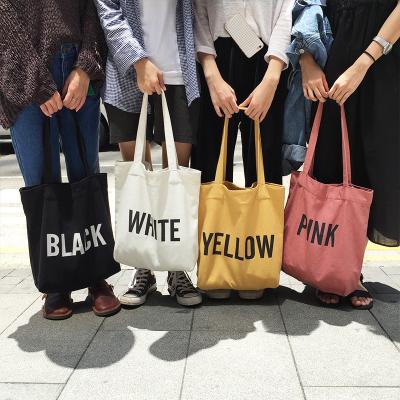 China Gifts Custom Printed Logo Cotton Canvas Bags for Reusable Shopping Tote Bags for sale