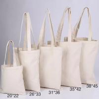 China Custom Logo Eco Blank Shopping Bag Organic Cotton Canvas Tote with Customized Color for sale