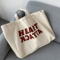 China 2022 Fashion Custom Women Canvas Tote Bag For Shopping with Eco-Friendly Material for sale