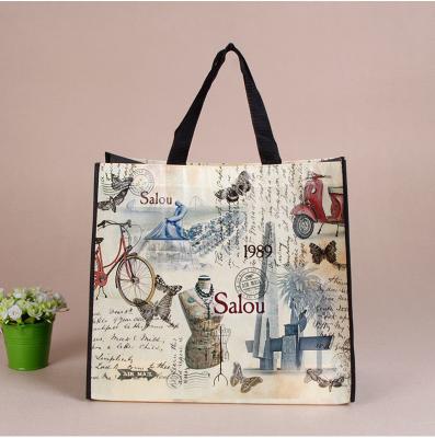 China Non-Woven Tote Bag with Custom Logo Printing Accepable OEM/ODM Pp Woven Shopping Bag for sale