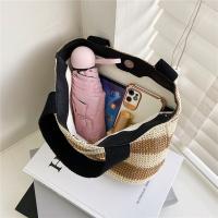 China Eco Friendly Straw Woven Hand Bag for Women 2022 Beach Tote Ladies Pattern Type Other for sale