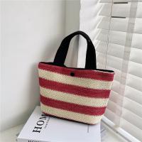 China Eco Friendly Straw Woven Hand Bag for Women 2022 Beach Tote Ladies Pattern Type Other for sale