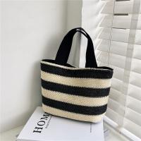 China Eco Friendly Straw Woven Hand Bag for Women 2022 Beach Tote Ladies Pattern Type Other for sale
