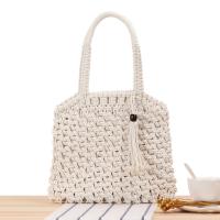 China Tassel Fashion Women Shoulder Bag with Straw Woven Tote and Customized Logo Design for sale
