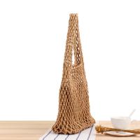 China Casual Large Weave Handbags Women Woven Straw Beach Tote Bag with Customized Color Bucket for sale