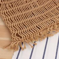 China Customized Color 2022 Summer Handmade Women Straw Bag Hollowed Out Woven Beach Hand Bag for sale