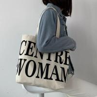 China Custom Logo Printed Canvas Tote Bag for Retail Shopping Extra Large Size for sale