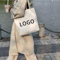 China Reusable Shopping Cotton Tote Bags Personalized Canvas Bags with Custom Printed Logo for sale