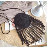 China Multicolor Macrame Crochet Lady Hand Bags Woven Beach Tote Bags for sale