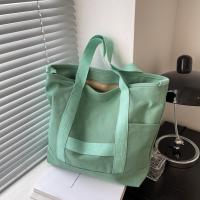 China Custom Logo Color Eco Cotton Canvas Tote Shoulder Bag for Fashion Design for sale
