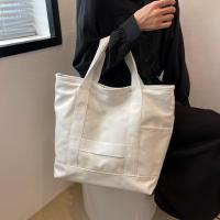 China Custom Logo Color Eco Cotton Canvas Tote Shoulder Bag for Fashion Design for sale