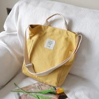 China Customized Color Medium Size Girl Canvas Chest Crossbody Tote Shoulder Messenger Bag for sale