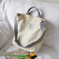 China Customized Color Medium Size Girl Canvas Chest Crossbody Tote Shoulder Messenger Bag for sale