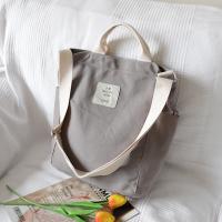 China Customized Color Medium Size Girl Canvas Chest Crossbody Tote Shoulder Messenger Bag for sale