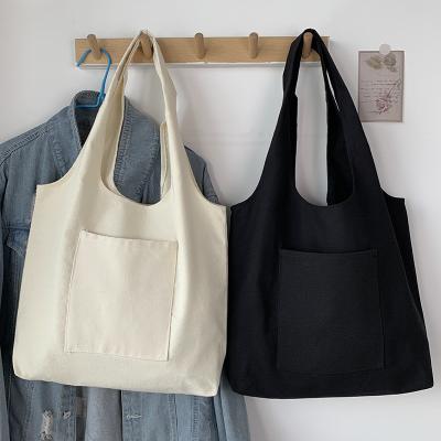 China Custom Logo Canvas Shopping Bag Organic Cotton Tote Bag and Newest Fashionable Style for sale