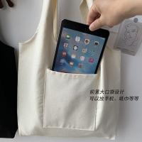 China Custom Logo Canvas Shopping Bag Organic Cotton Tote Bag and Newest Fashionable Style for sale
