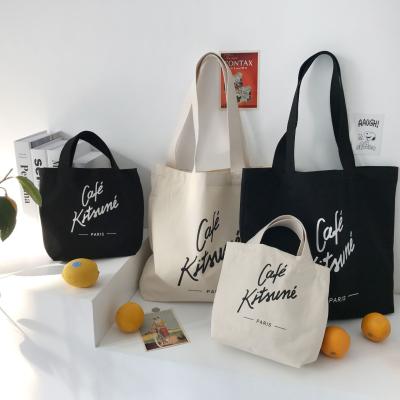 China Customized Logo Customise Fashion Recyclable Shopping Cotton Bag Tote Bag Printed Canvas Bag for sale