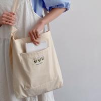 China Medium Size Eco Friendly Cotton Shopping Canvas Printed Tote Bag for sale
