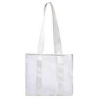 China 2022 Customized Fashion Print Large Mesh Tote Bag Women's Beach Bag with Hollow Out for sale