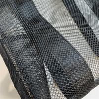 China 2022 Customized Fashion Print Large Mesh Tote Bag Women's Beach Bag with Hollow Out for sale