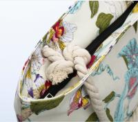 China OEM/ODM Acceptable Cotton Beach Bag with Custom Printed Logo and Cotton Rope Handle for sale